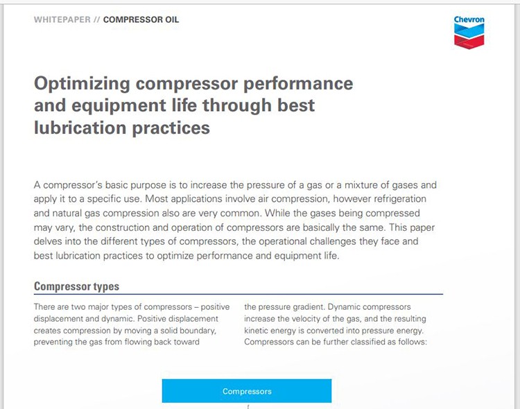 Gas Compression and Processing | Chevron Lubricants (US)
