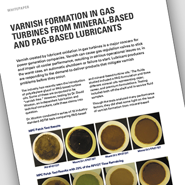 Turbine Oil: Protect Against Varnish Buildup | Chevron Lubricants (US)